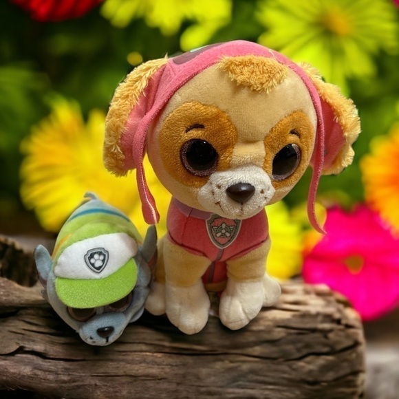 Ty | Toys | Ty Paw Patrol Skye Beanie Boo Rocky Teeny Kids Plush ...